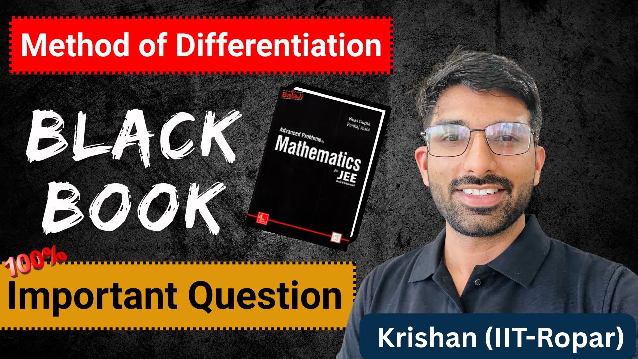 🔥 Method of Differentiation Black Book problem #jee #jeemains #iitjee # ...