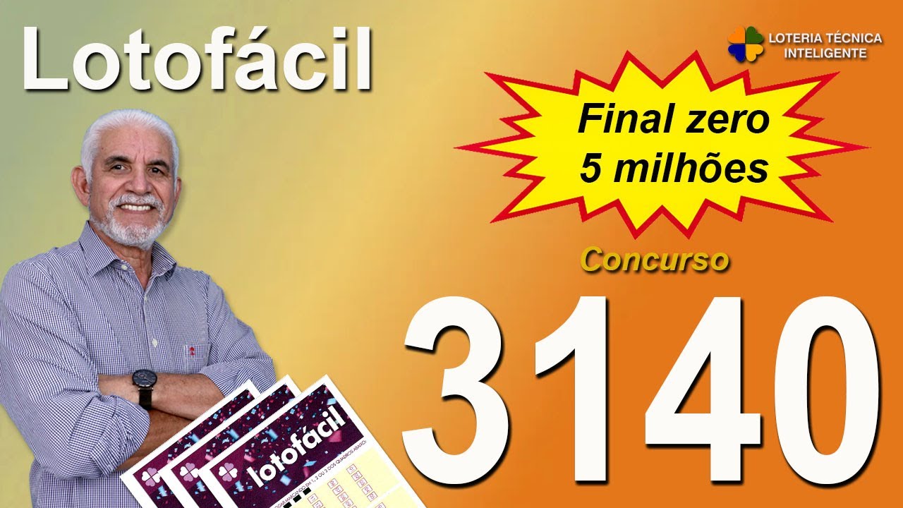 ANÁLISE E PROJEÇÃO PARA O CONCURSO 3140 DA LOTOFÁCIL - YouTube