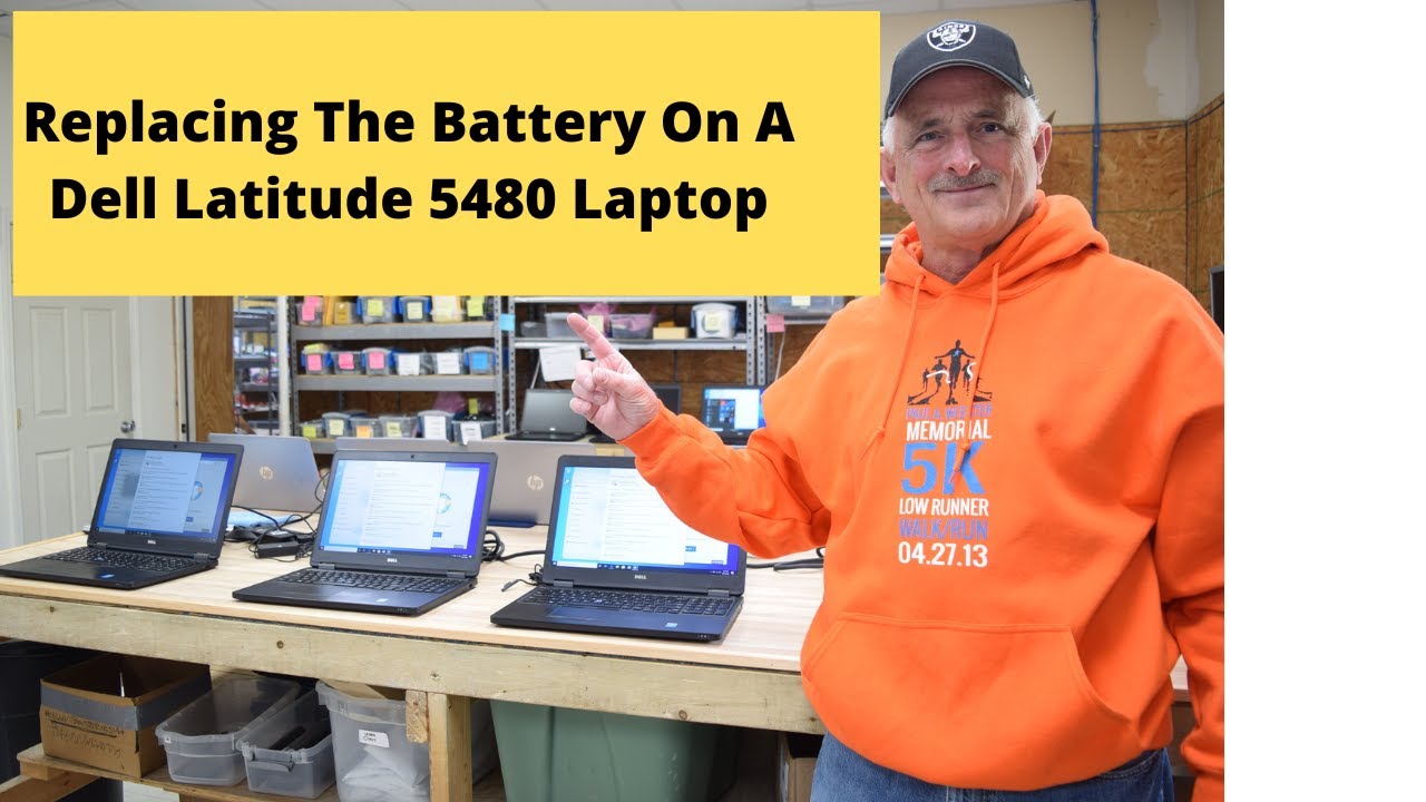 Dell Latitude 5480 Battery Replacement - YouTube