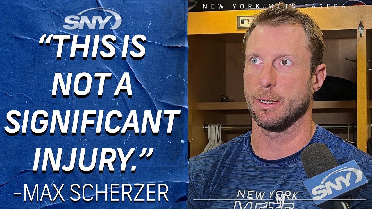 Max Scherzer provides an update on his left side injury, not too ...