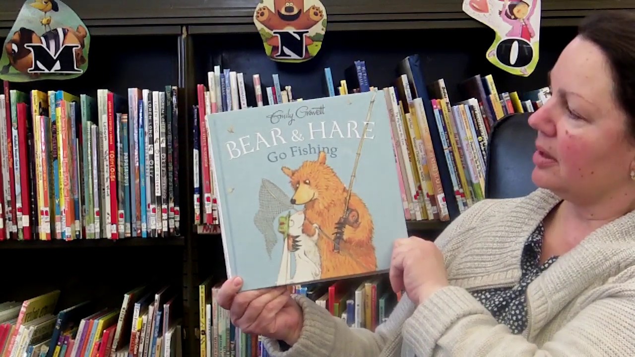 Bear and Hare Go Fishing by Emily Gravett. - YouTube