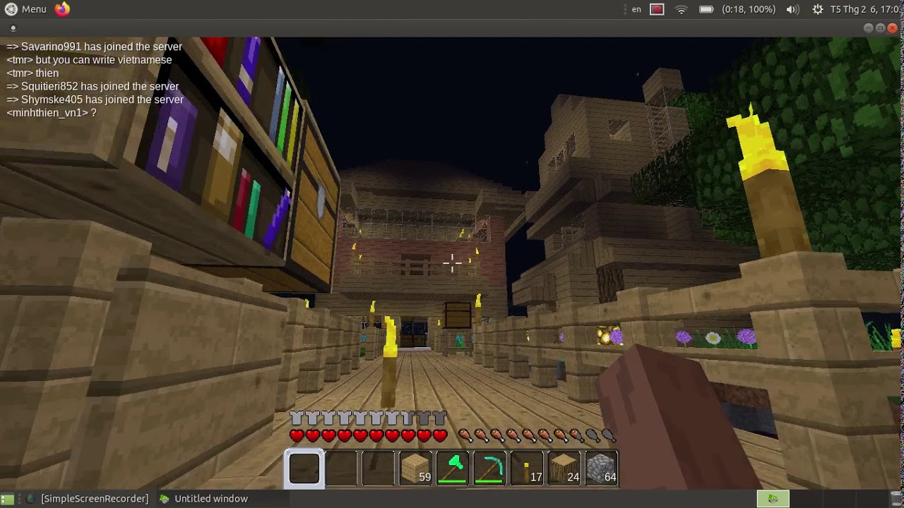 multicraft game online survival- my house - YouTube