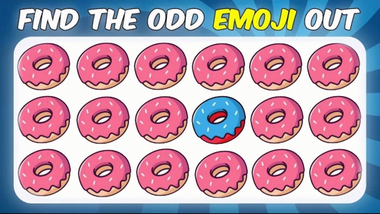 Find THE ODD One Out | Easy, Medium, Hard |Emoji Quiz - YouTube