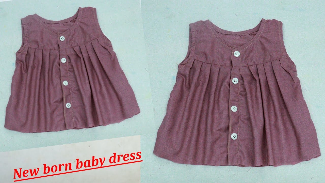 Frock Cutting and Stitching Very Easy\ box plated frock\frill baby ...
