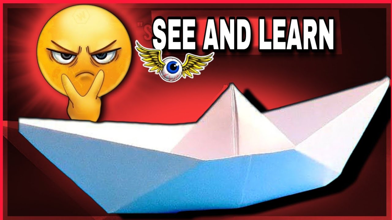 "How to Make a Paper Boat – Step-by-Step Tutorial!" - YouTube