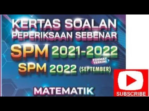 MODERN MATHS| SPM PAPER 2 2022 DISCUSSION PART 1 - YouTube