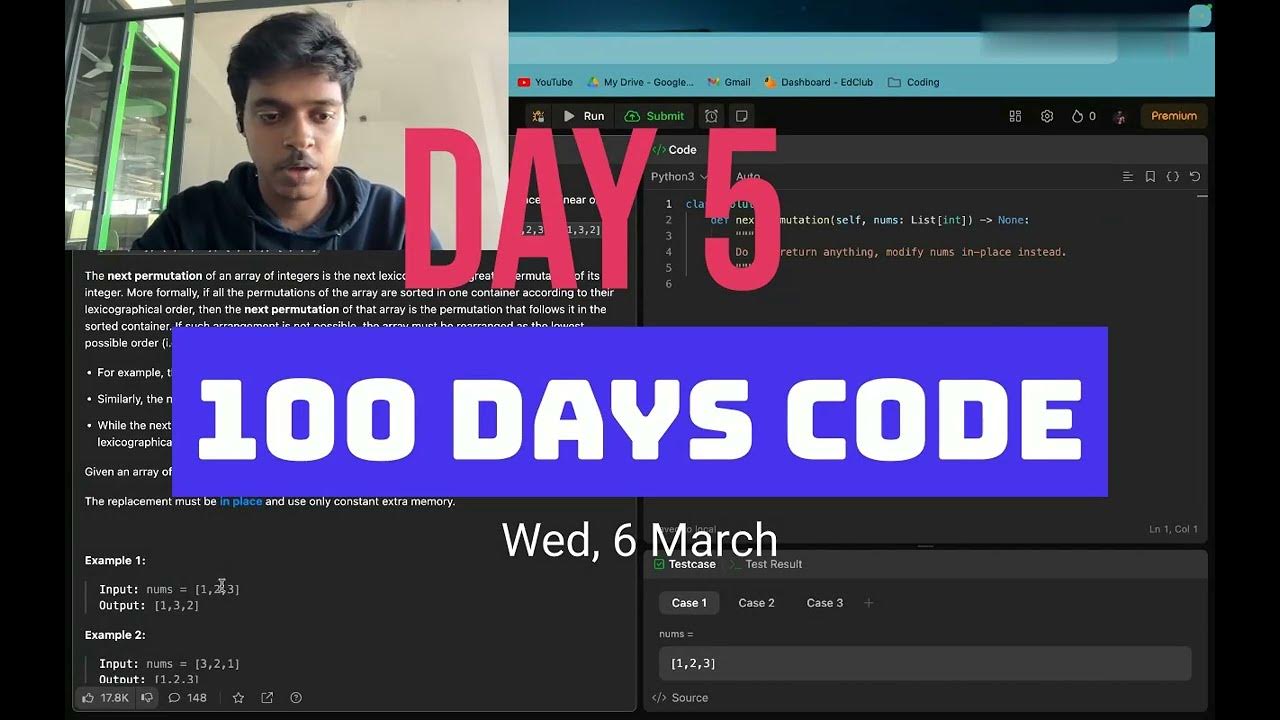 Day 5 of 100 days Code Challenge - YouTube