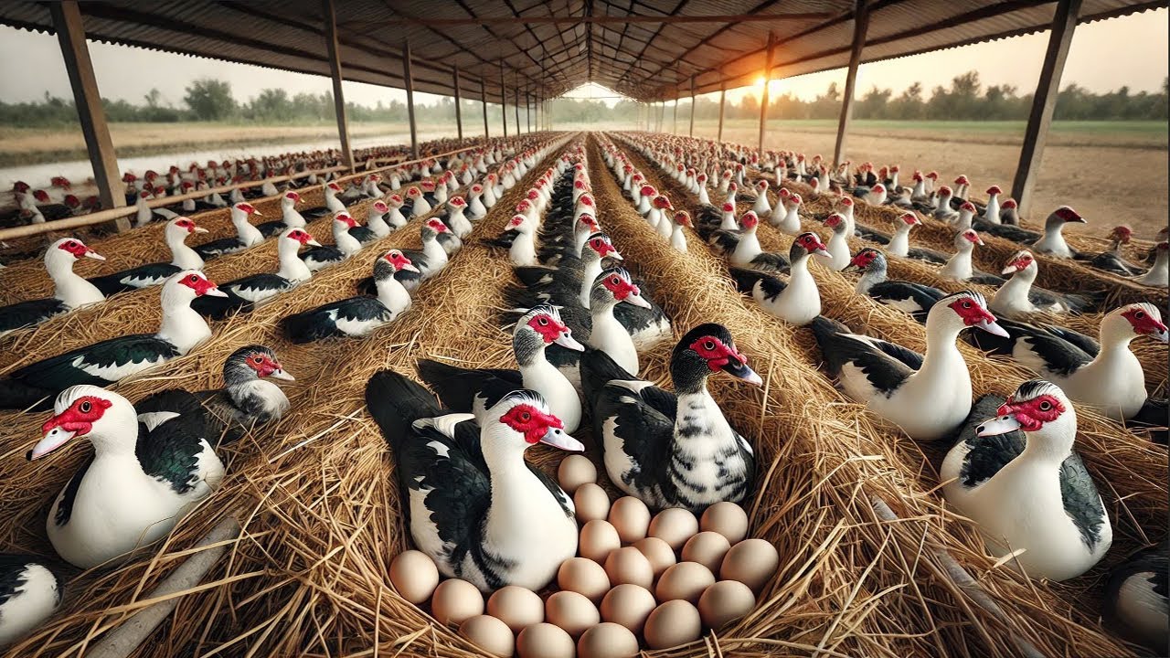 MUSCOVY DUCK Farming - How To Raise Organic Muscovy Ducks For Eggs ...