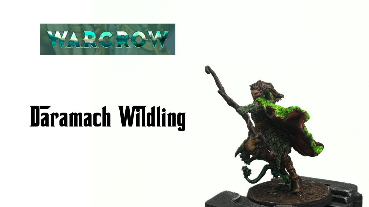 Episode 2: How to paint Darach Wildling from Warcrow - YouTube