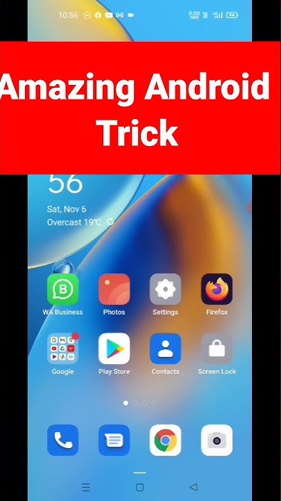 Hidden Android Tricks 2021 You must Know | Best Android Setting | Tech Infinity #Shorts - YouTube