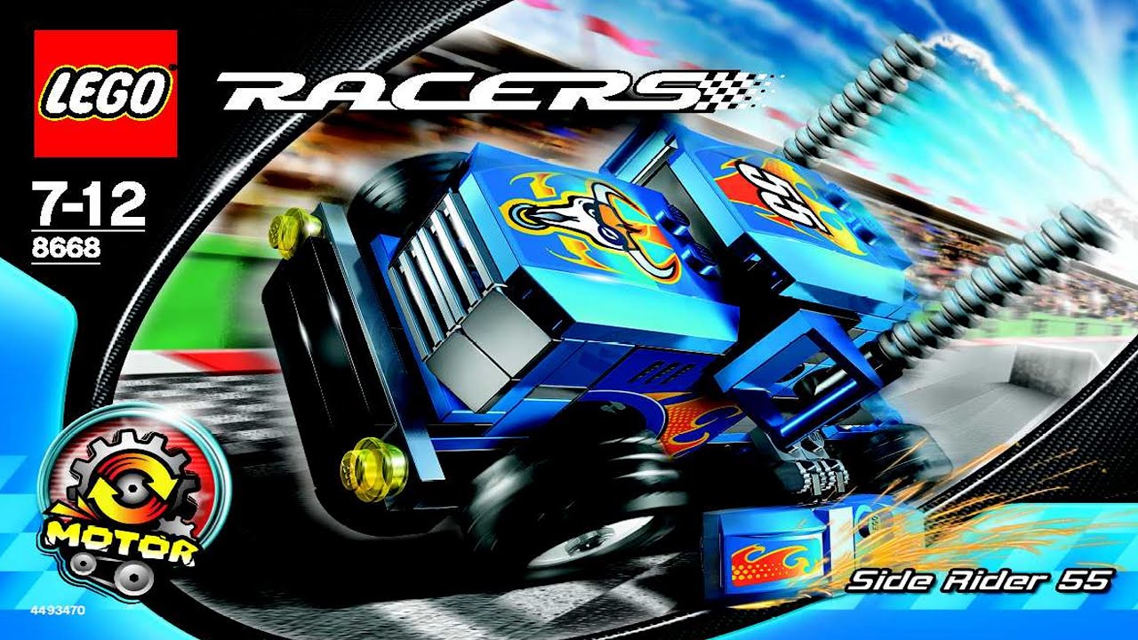 LEGO instructions - Power Racers - 8668 - Side Rider 55 - YouTube