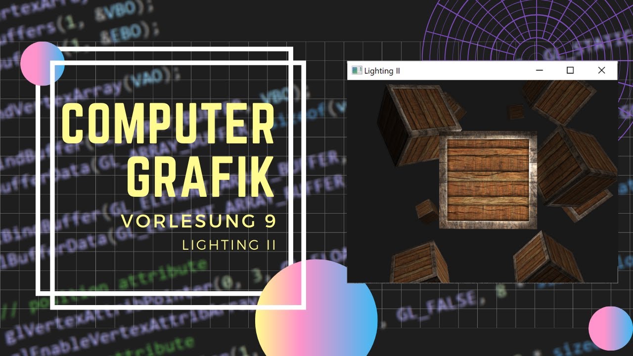 Computergrafik - Vorlesung 9 - Lighting II - YouTube