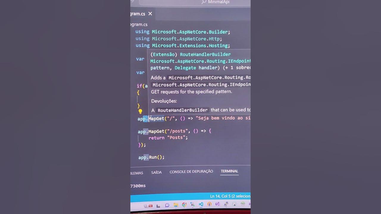 App com Minimal API do .netcore #coding - YouTube