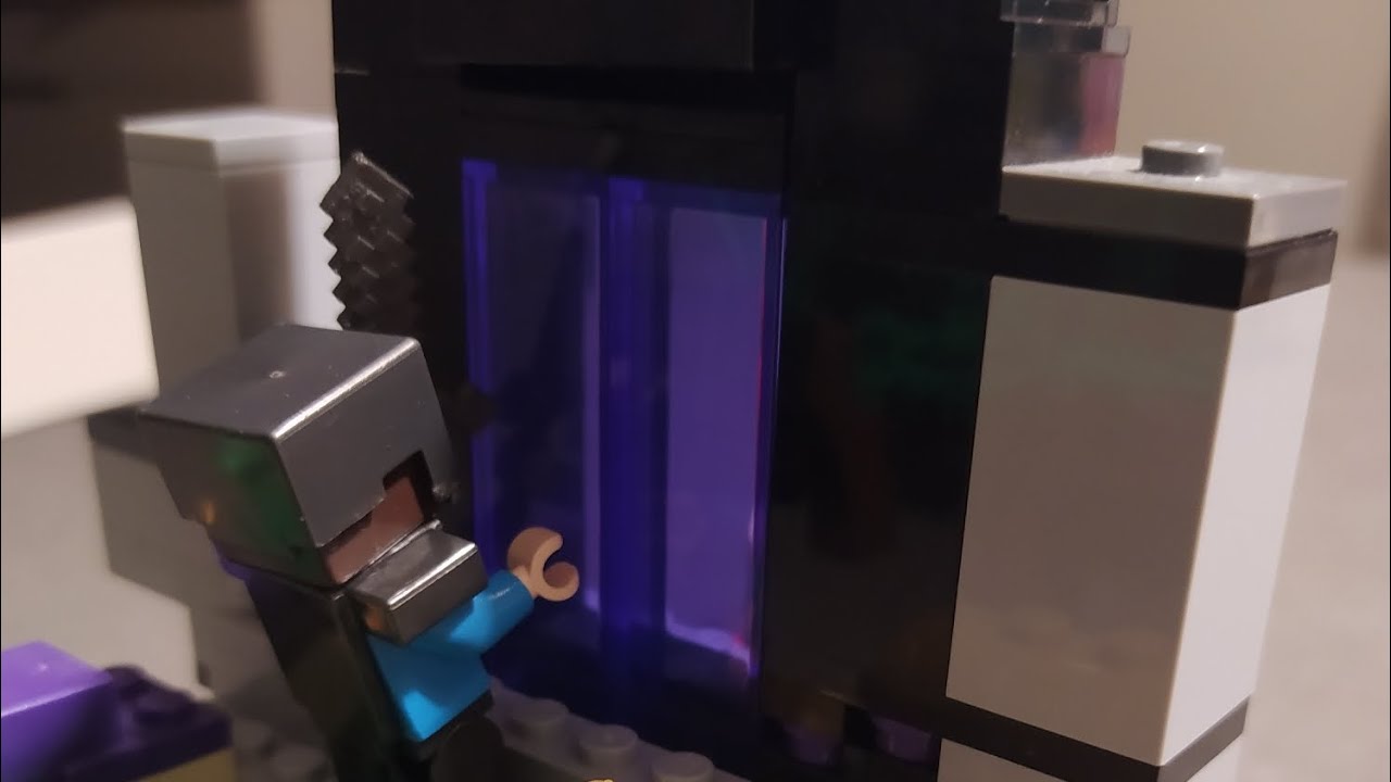 Steve s'aventure dans le nether - objectif nether 1/2- stop motion lego ...