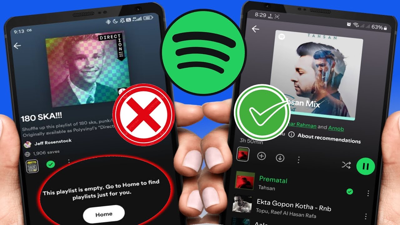 Fix Spotify app not working 2025[Fix Spotify Playlist empty problem ...
