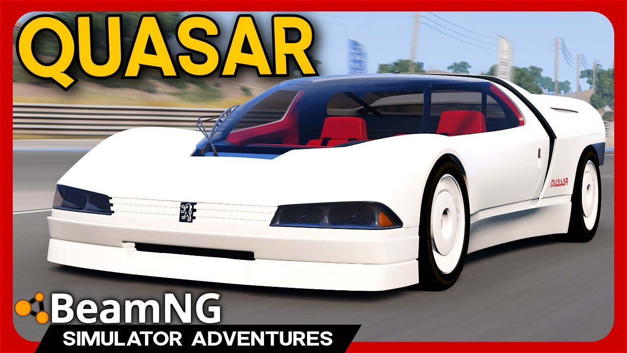 INSANE Peugeot Supercar! - BeamNG Peugeot Quasar Mod - YouTube