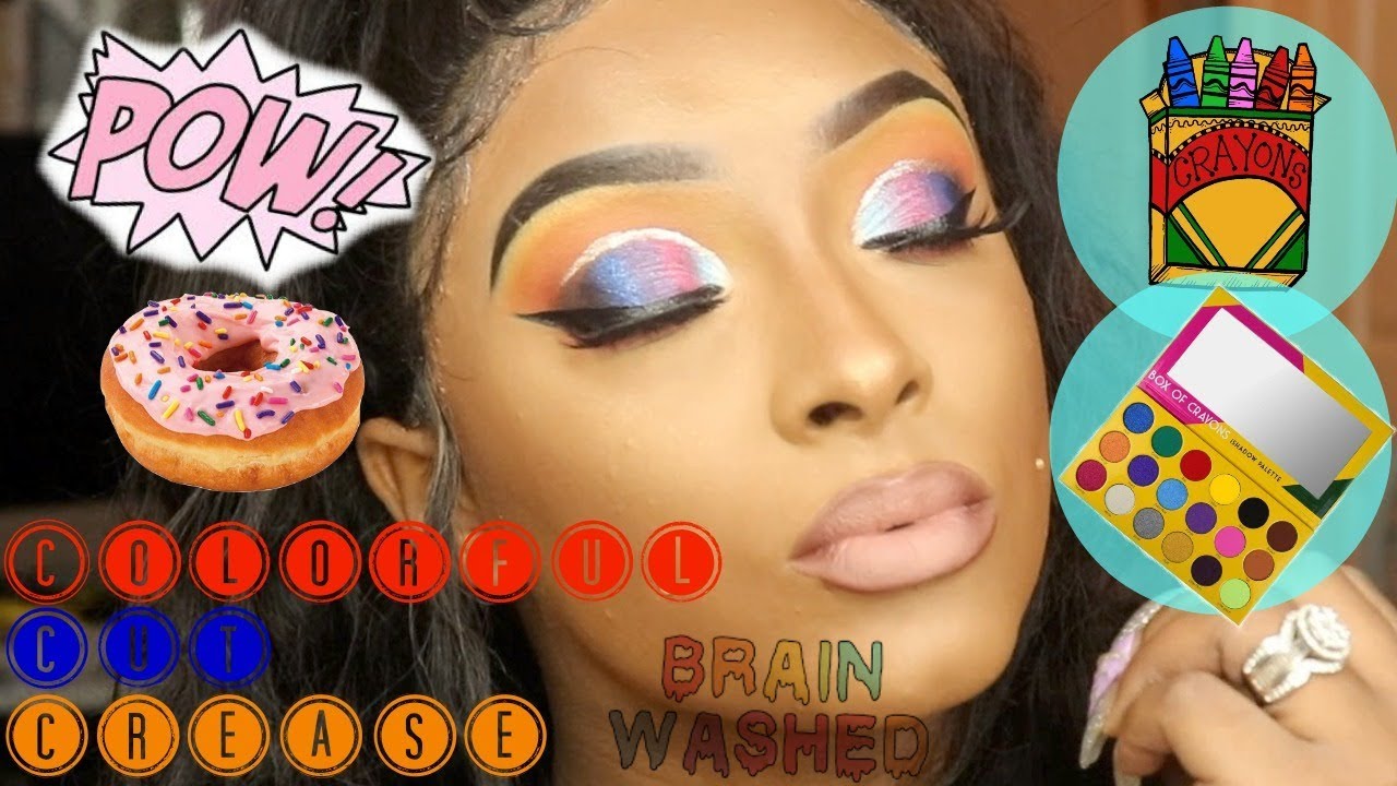Crayon Case Cosmetics Makeup Tutorial - YouTube