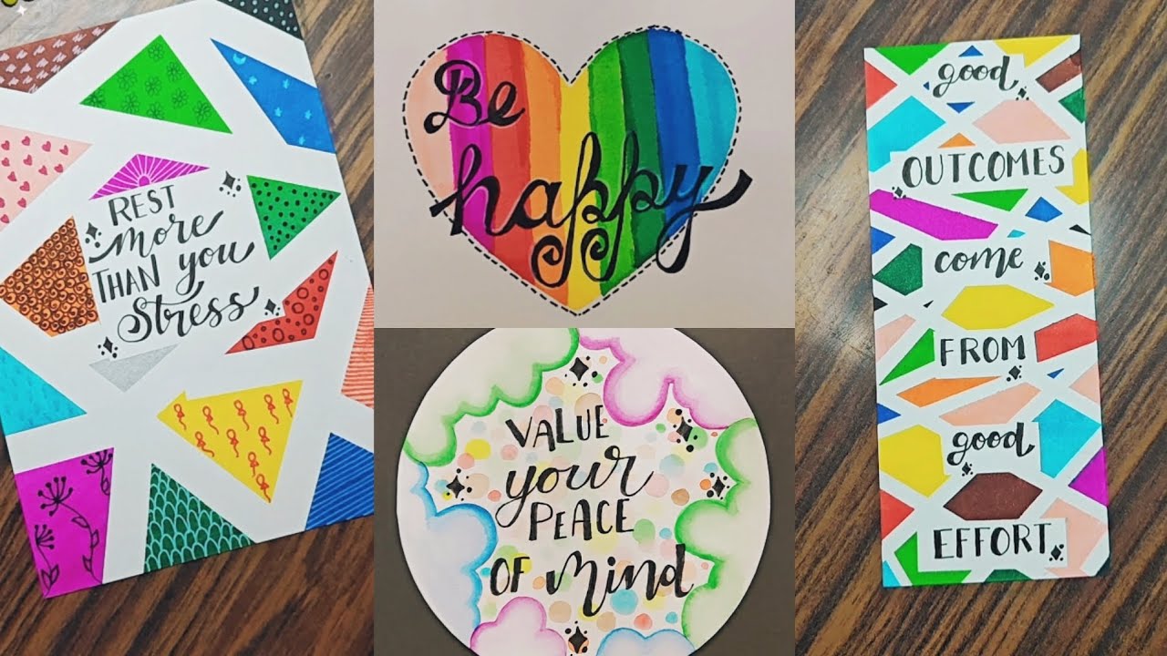 Calligraphy With Normal Pen | Easy Techniques of Writing Style | Cool ...