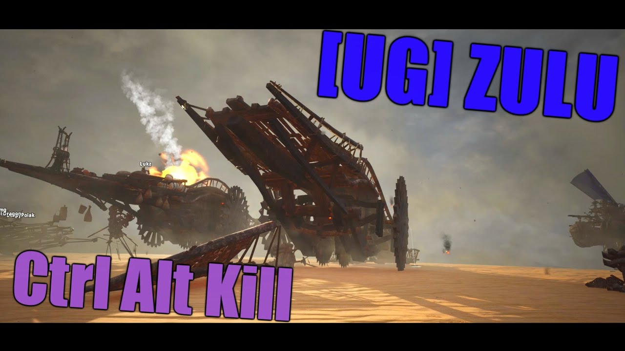 [UG] ZULU takes on Ctrl Alt Kill in a massive ship on ship battle | Last Oasis PvP - YouTube