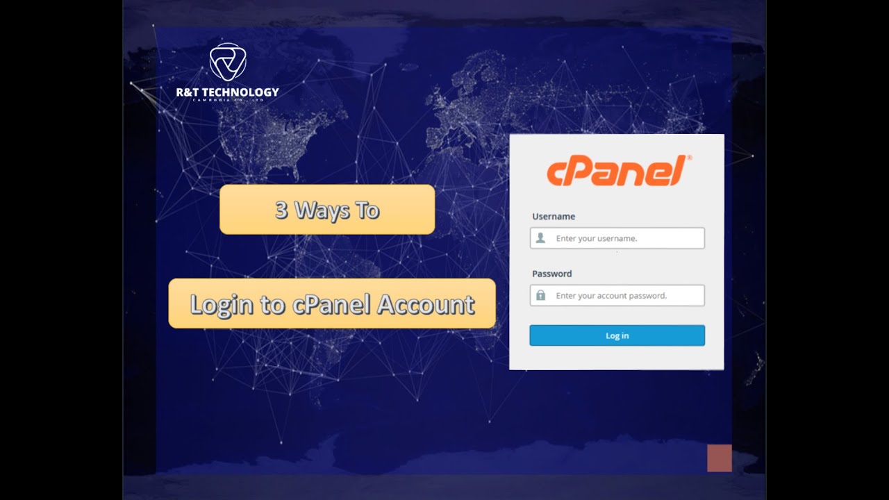 How to Login to cPanel Account- 3 Method Steps Shown - 2021 - YouTube