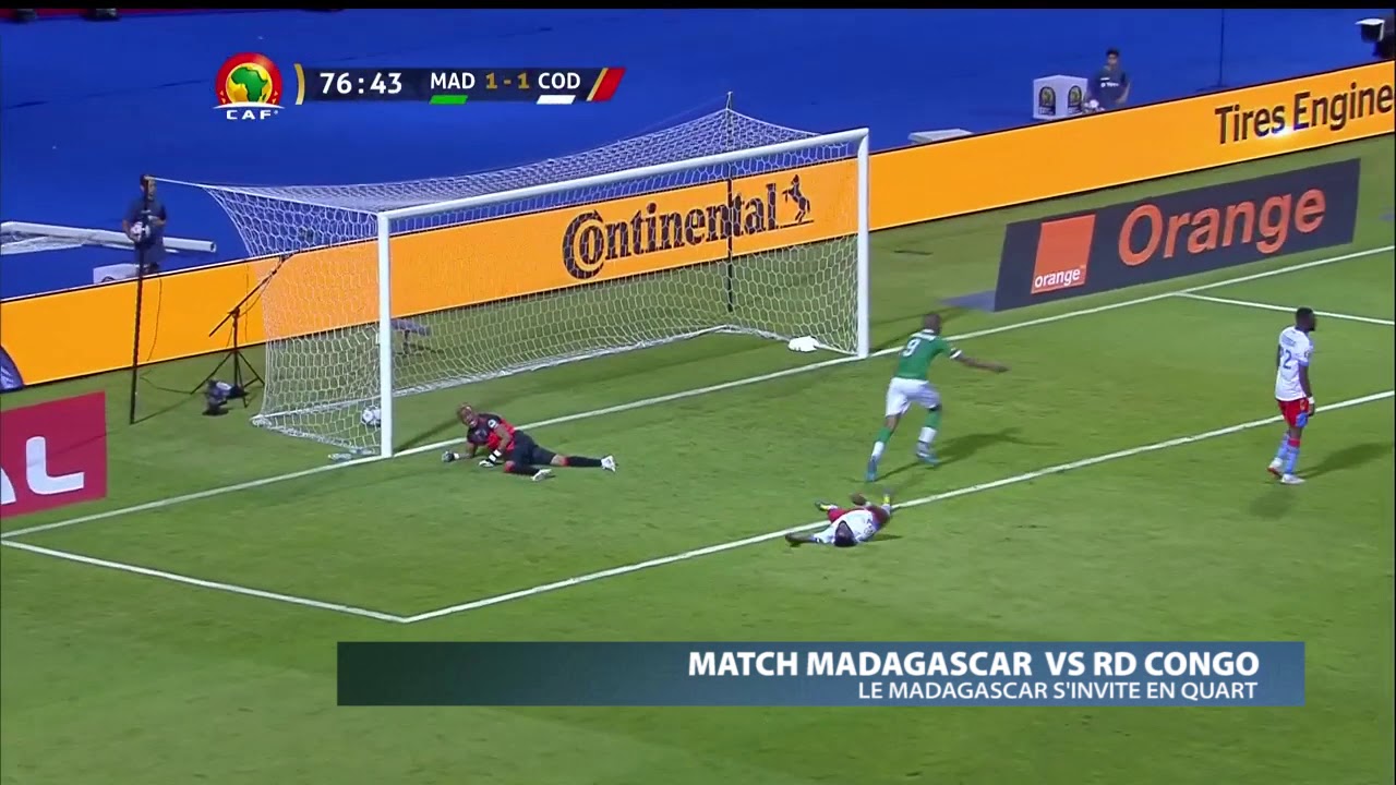 MADAGASCAR VS RD CONGO 2-2 (4-2) CAN ÉGYPTE 2019 - YouTube