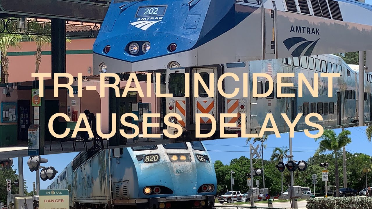 Tri-Rail Car Strike Causes Delays - Aug. 5, 2021 - YouTube