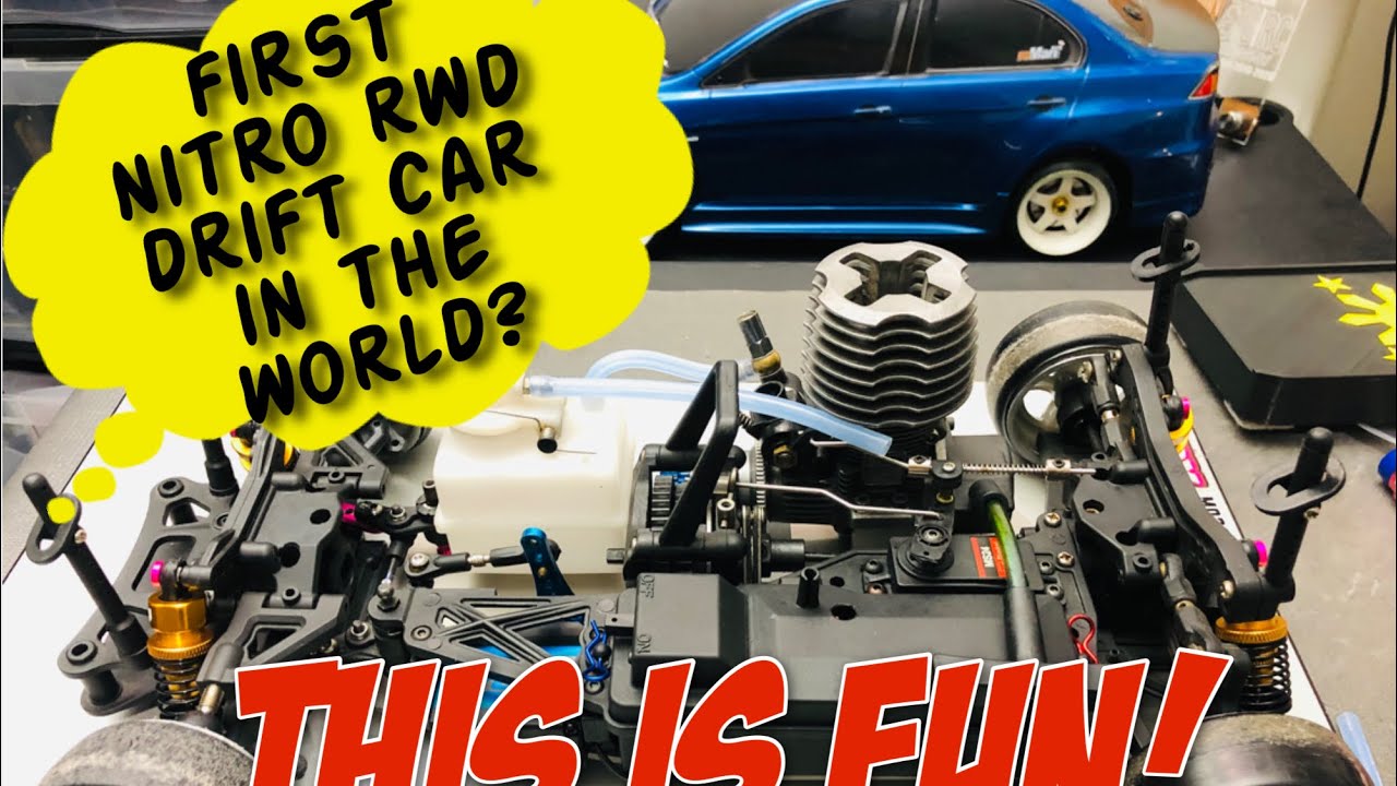 CONVERTED NITRO RWD RC DRIFTER - YouTube