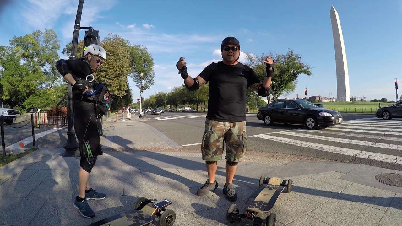 Riding DC With Twin Lacroix Boards: NYC meets DC eSk8- Episode 1 - YouTube