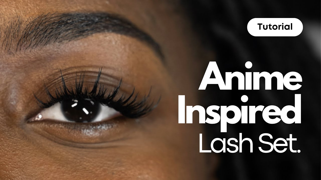 ANIME INSPIRED LASH SET | Eyelash Extension Tutorial - YouTube