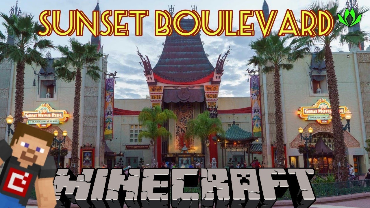 Sunset Boulevard - Willow Park Resort - Minecraft Theme Park - YouTube
