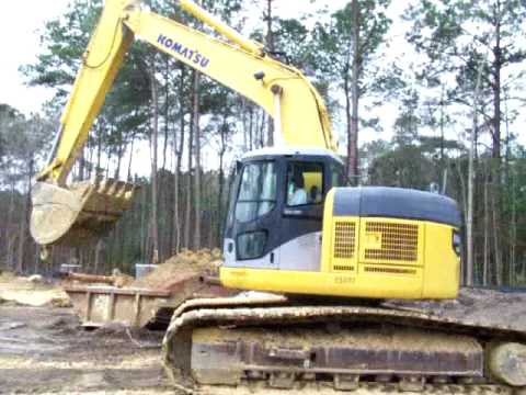 komatsu pc308 - YouTube
