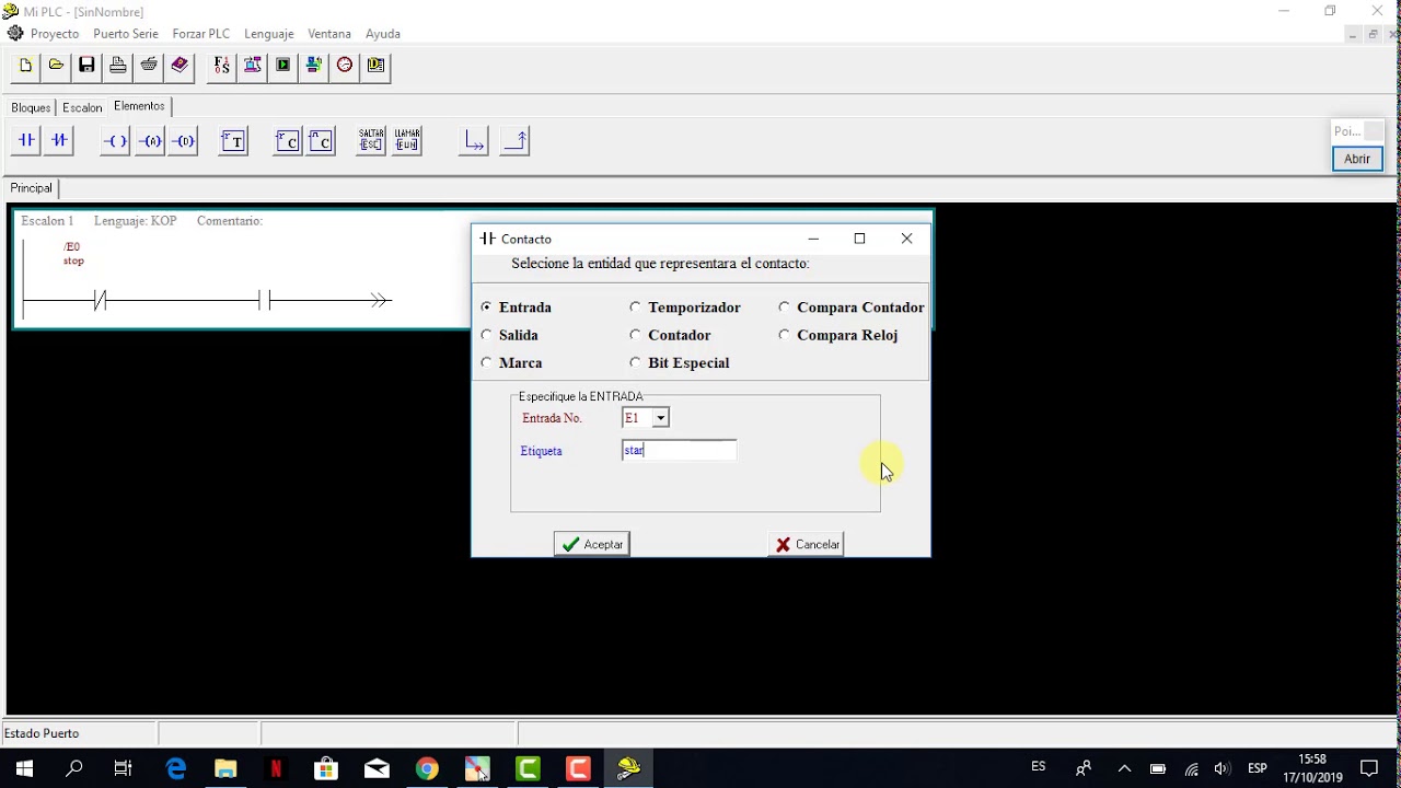 MiPlc simulador - YouTube