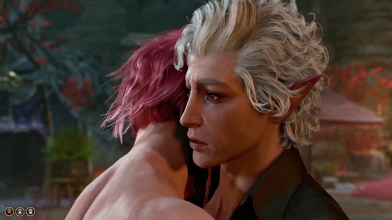 Astarion Romance Gay Hug Scene At Camp Astarions Confession