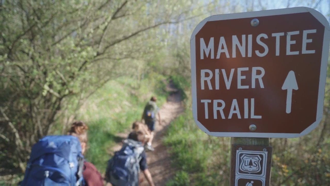 Manistee River Trail Backpacking Trip - YouTube