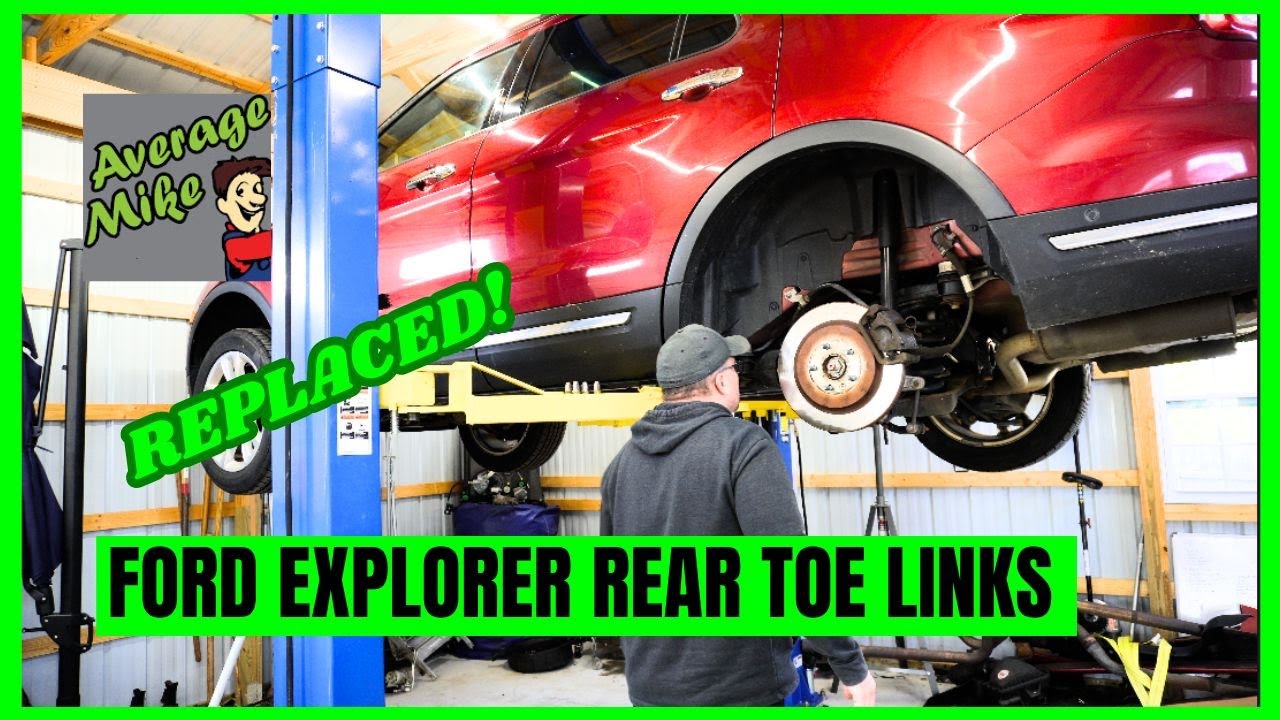 We REPLACED the REAR CONTROL ARMS on our 2018 FORD EXPLORER to Avoid an ...