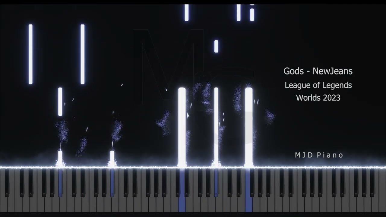 Gods By Newjeans 뉴진스 League Of Legends Worlds 2023 Short Piano