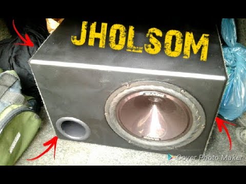 caixa de som bravox 10 pol montagem passo a passo - YouTube