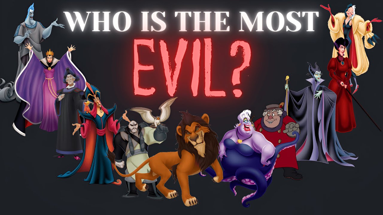 The Most Evil Disney Villains Explained & Ranked. - YouTube