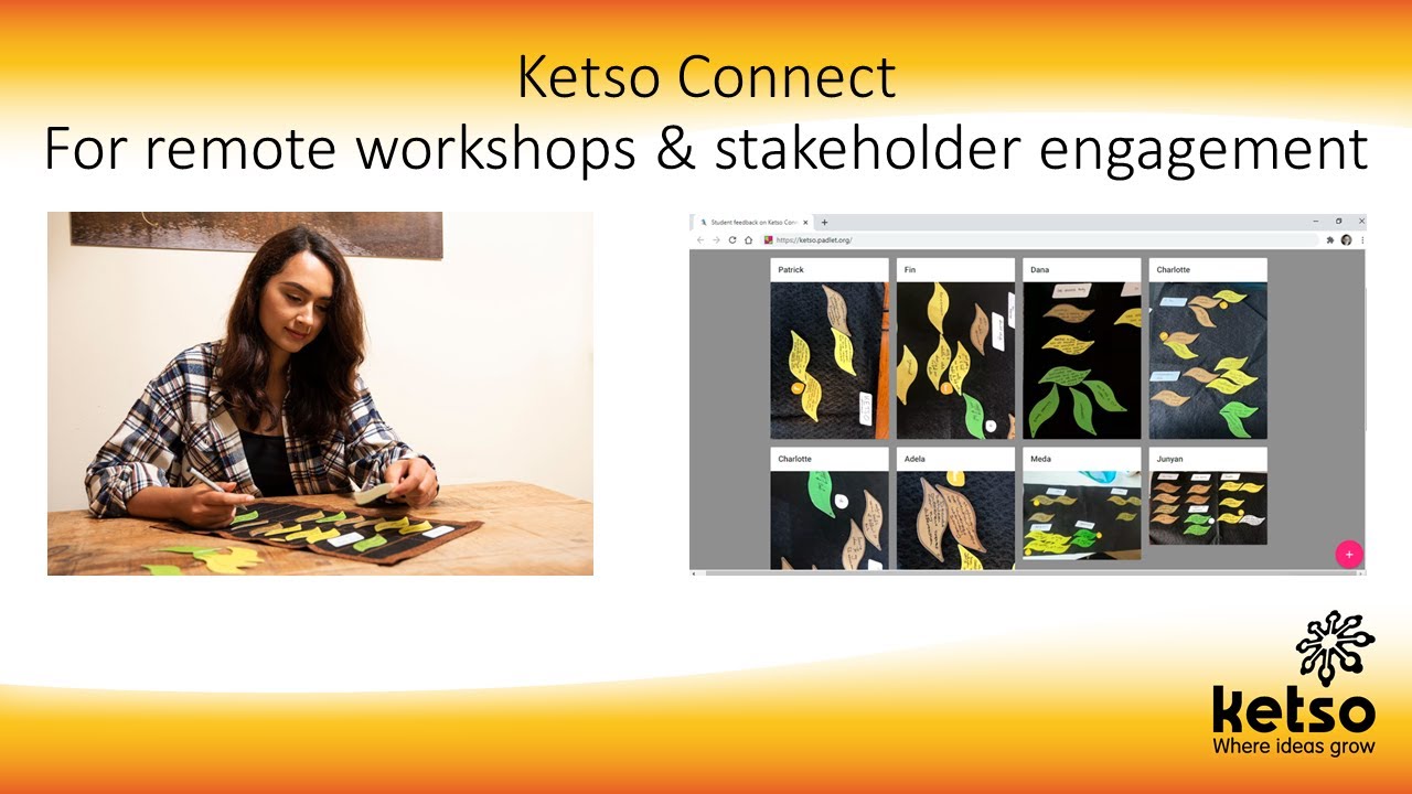 Ketso Connect for remote stakeholder engagement, training and workshops ...