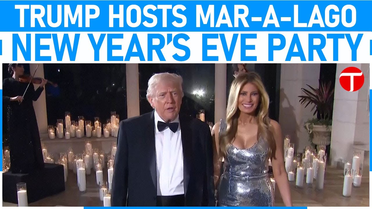 Trump hosts New Year’s Eve party at Mar-a-Lago, auctions Jesus Christ ...