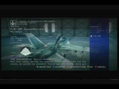 Mini Let's Play: Ace Combat 6 (Idolm@ster paint schemes) (pt. 1) - YouTube