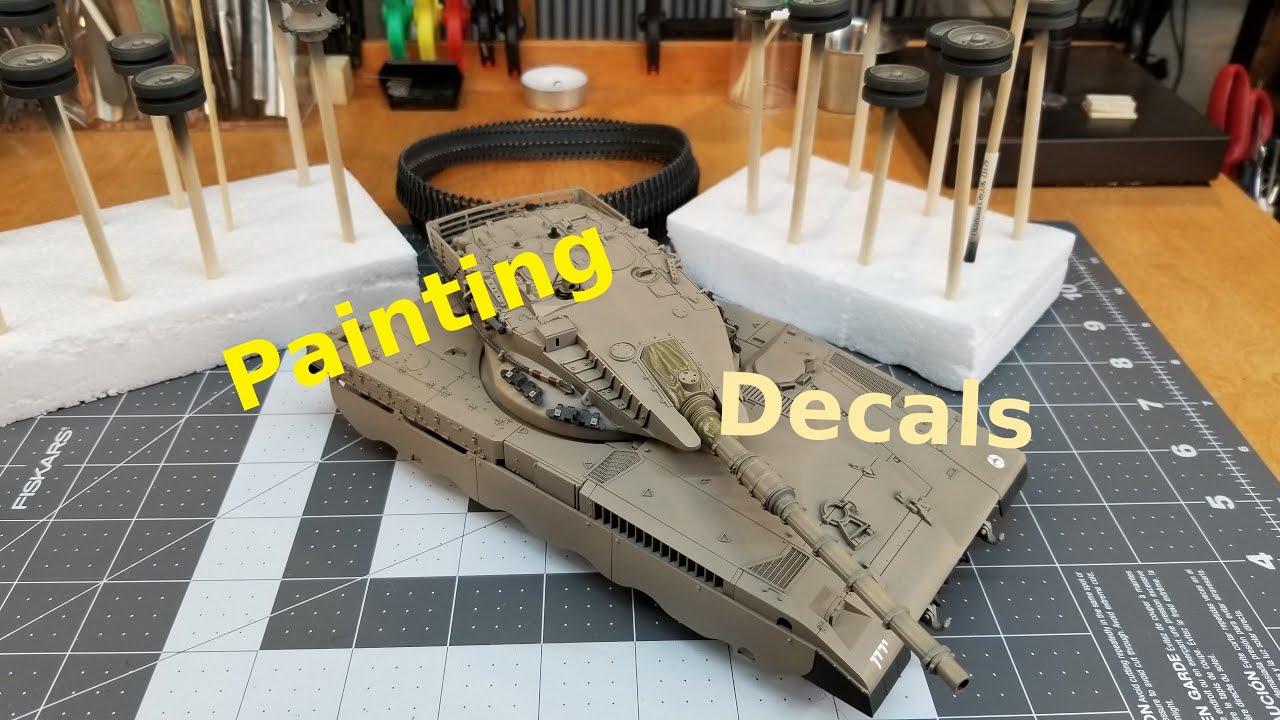 Merkava by Tamiya in 1/35 Scale, Paint and Decals - YouTube