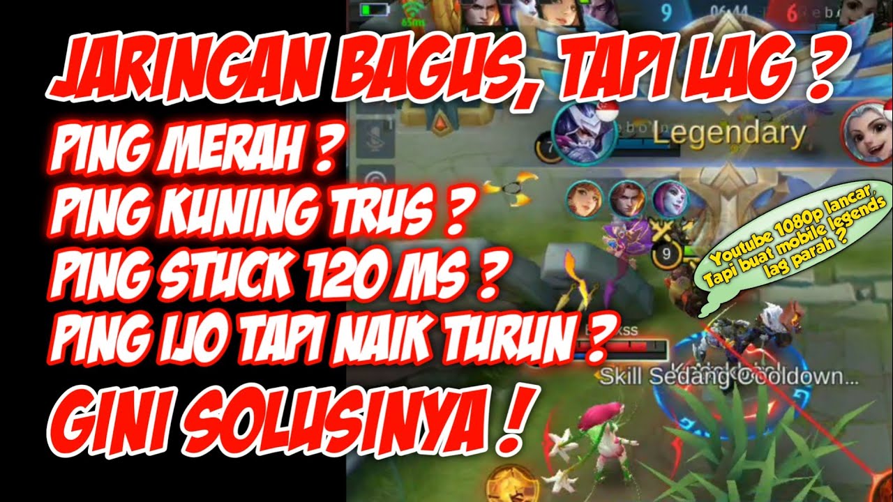 Penyebab Dan Solusi Ping Naik Turun Mobile Legend - YouTube