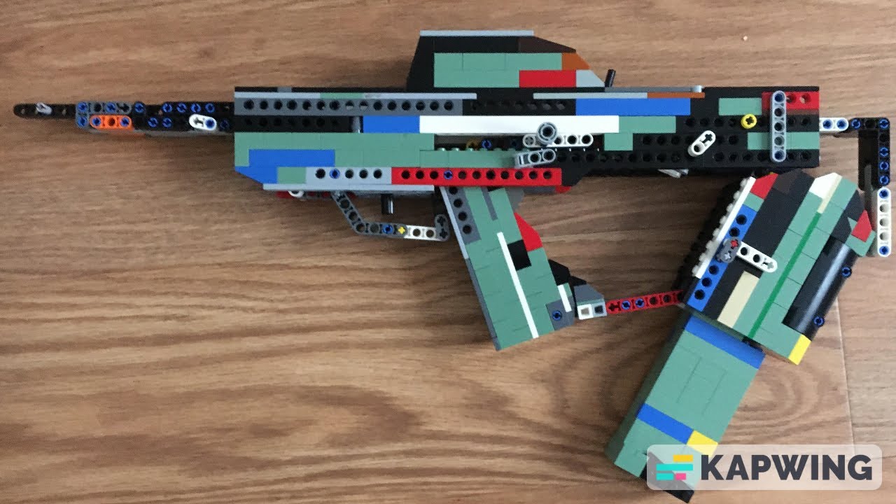 lego FULL AUTO PDW working - YouTube
