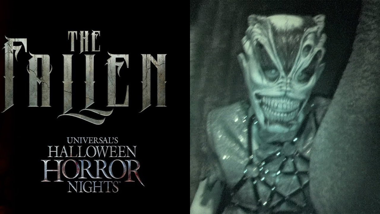 The Fallen Haunted House 4K Walk Through POV Halloween Horror Nights ...