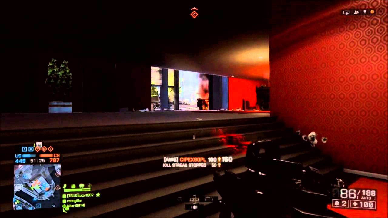 Battlefield 4 - AWS LMG Gameplay - YouTube