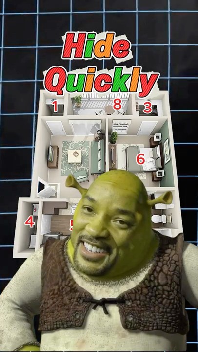 Will Smith turned into Shrek?! Hide Fast! 😂🧅 #hideandseak - YouTube