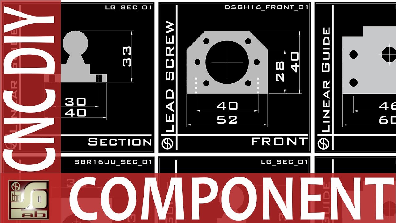 Le parti meccaniche del progetto di cnc - YouTube