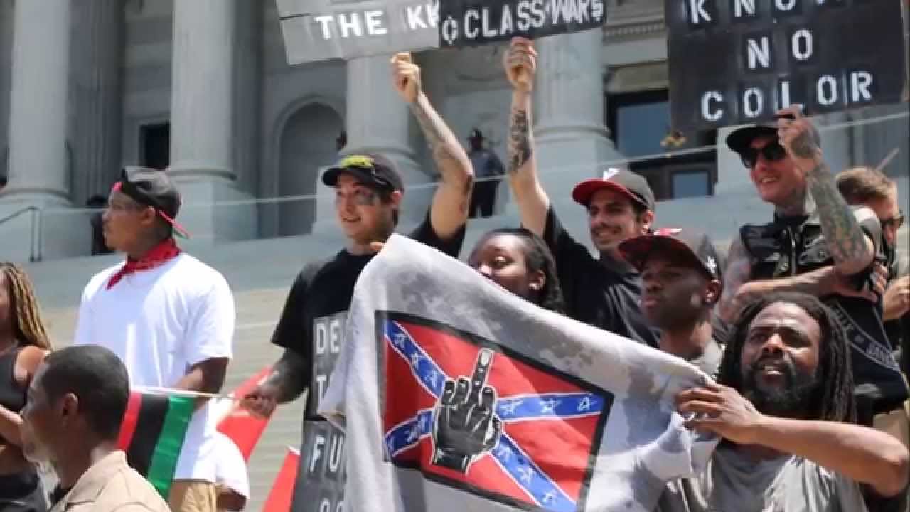 KKK Rally at South Carolina State House - July 2015 - YouTube