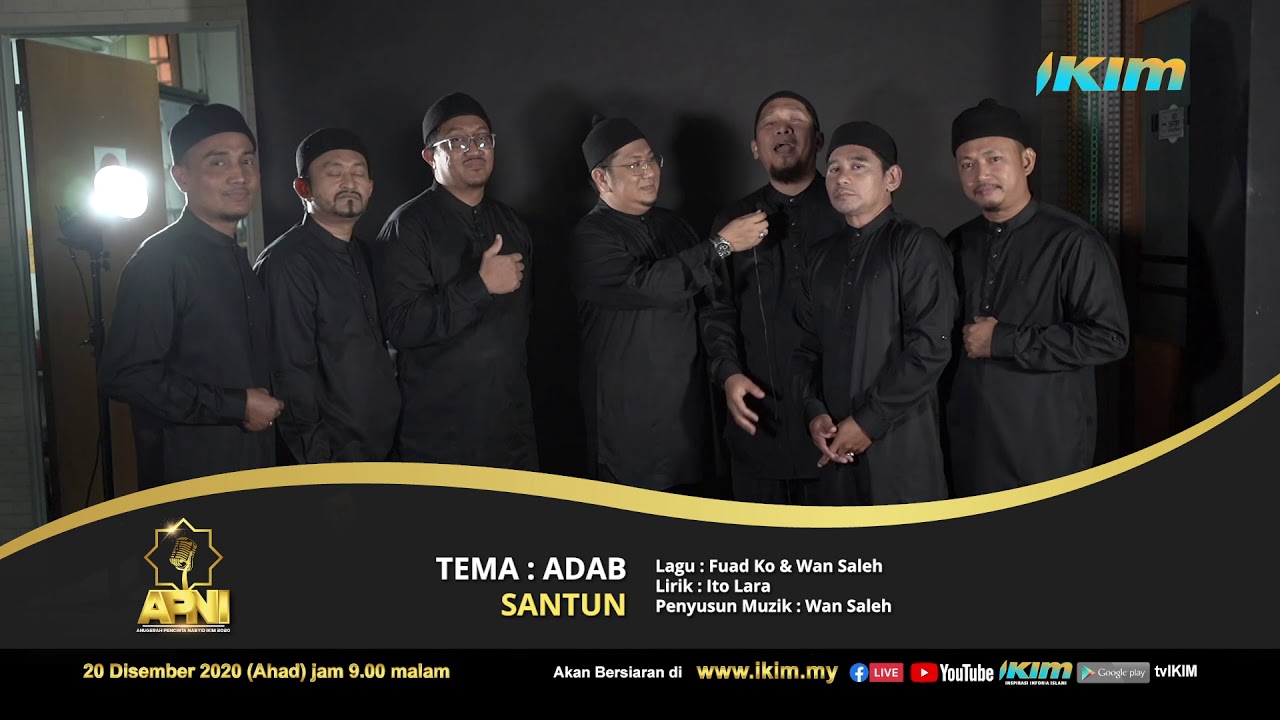 Tema Adab, Nyanyian oleh Kumpulan Rabbani - Lagu bertajuk Santun - YouTube